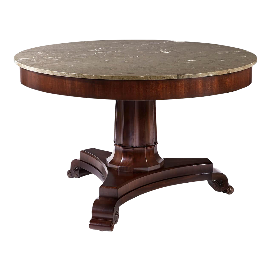Classical Round Center Table | Chairish