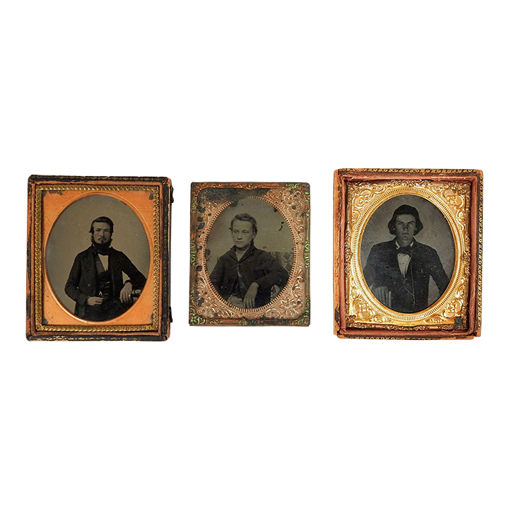 Collection Of Handsome Young Men Daguerreotype Ambrotype Tintype