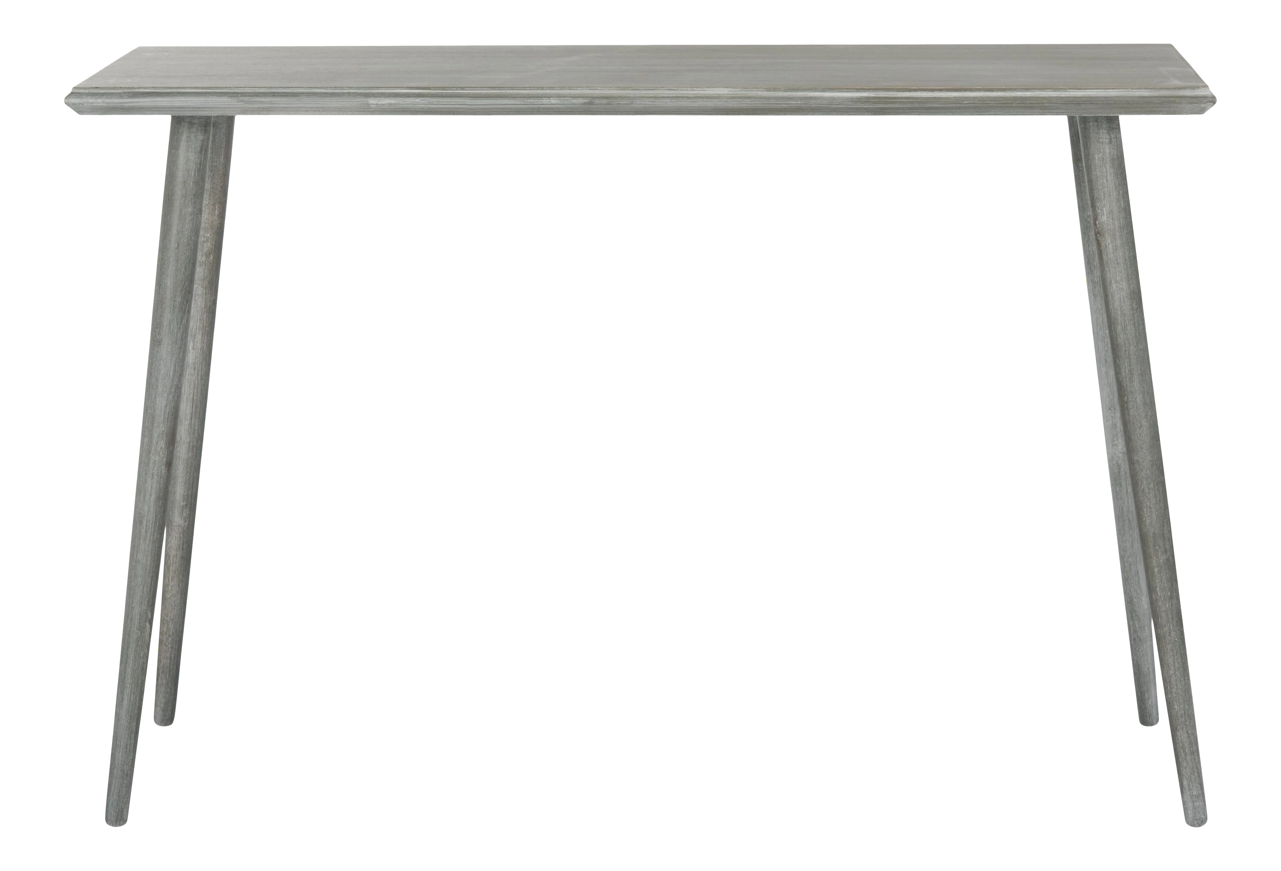 Modern Console Table in Slate & Grey | Chairish