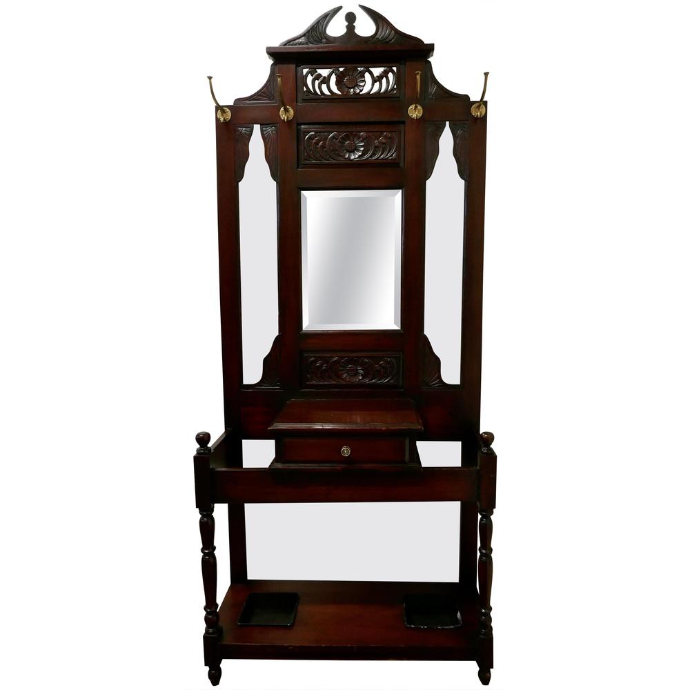 Mahogany hall stand store