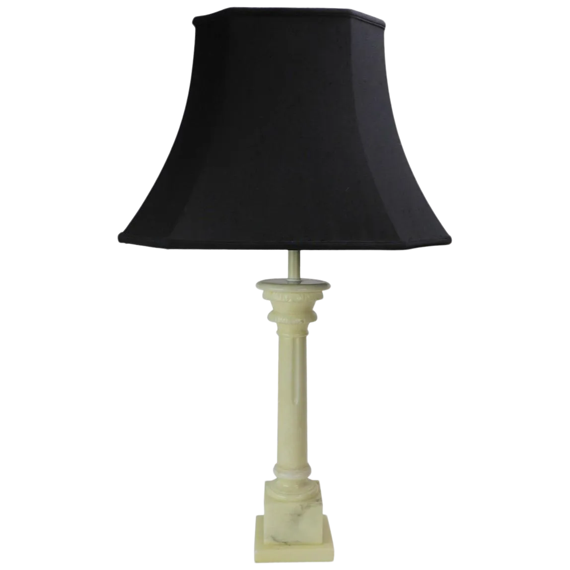 Classical Marble Column Table Lamp | Chairish