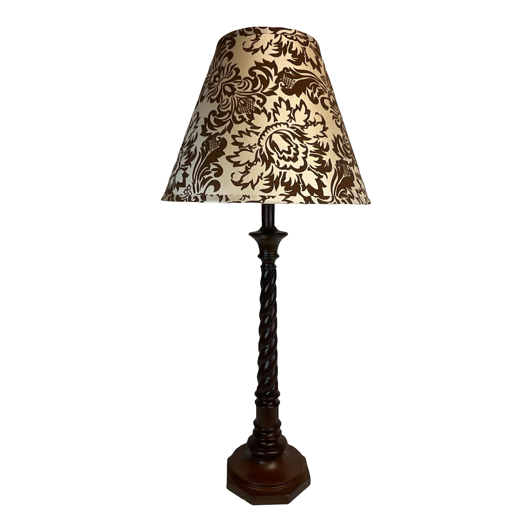 1980s Americana Traditional Arts & Crafts Faux Bois Barley Twist ...