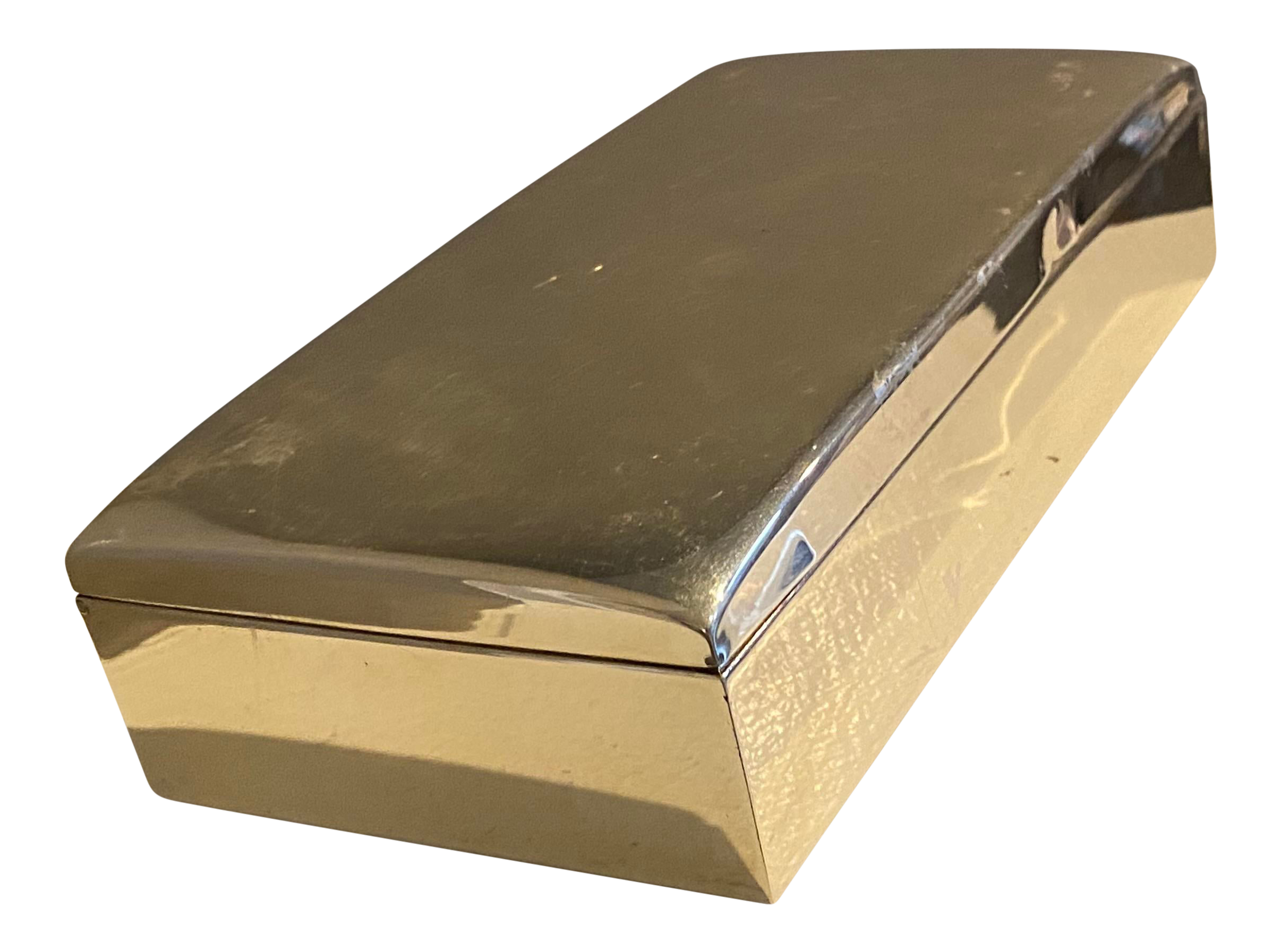 1960s Mid-Century Modern Sterling Silver Desk Box Scully & Scully ...