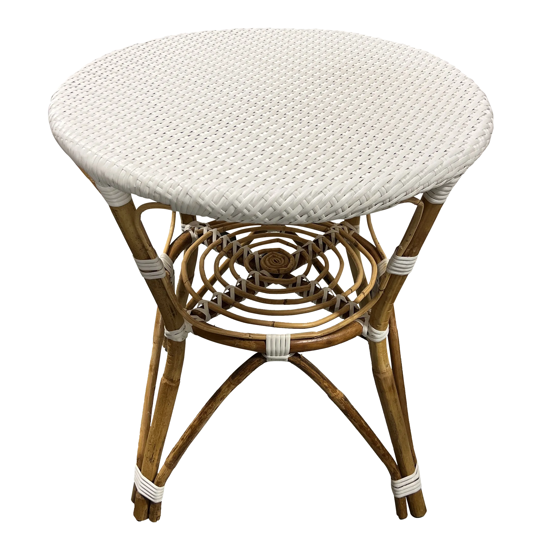 French Riviera Bistro Style Side Table | Chairish