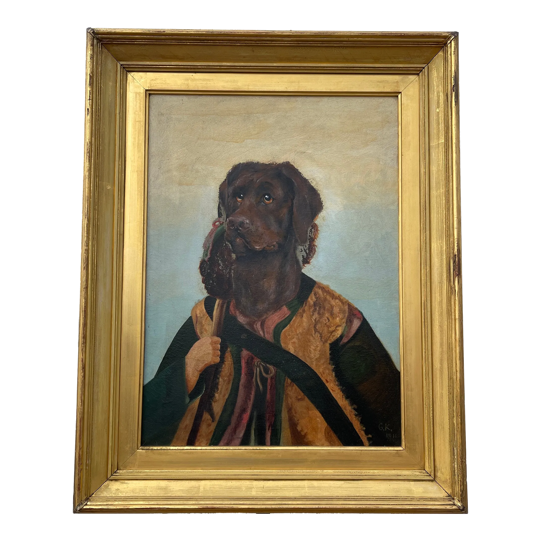 Noble Dog Portrait | Chairish