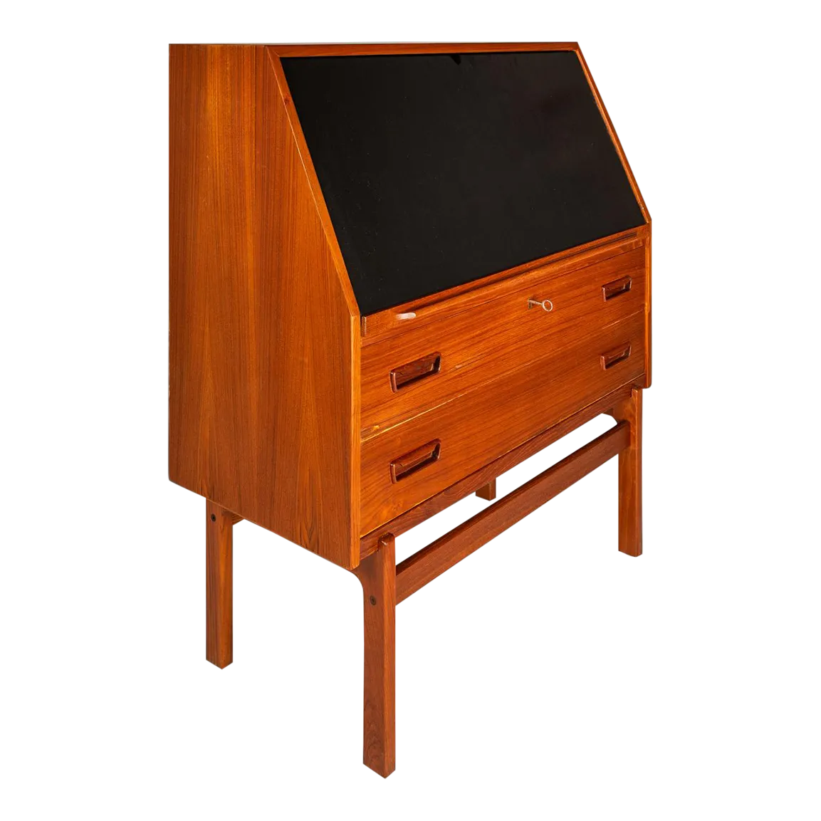 Danish Modern Model 68 Secretary Desk in Teak by Arne Wahl Iversen ...