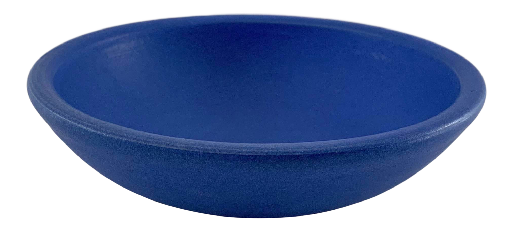 Electric Blue Artisan Ceramic Bowl by Dina No | Chairish