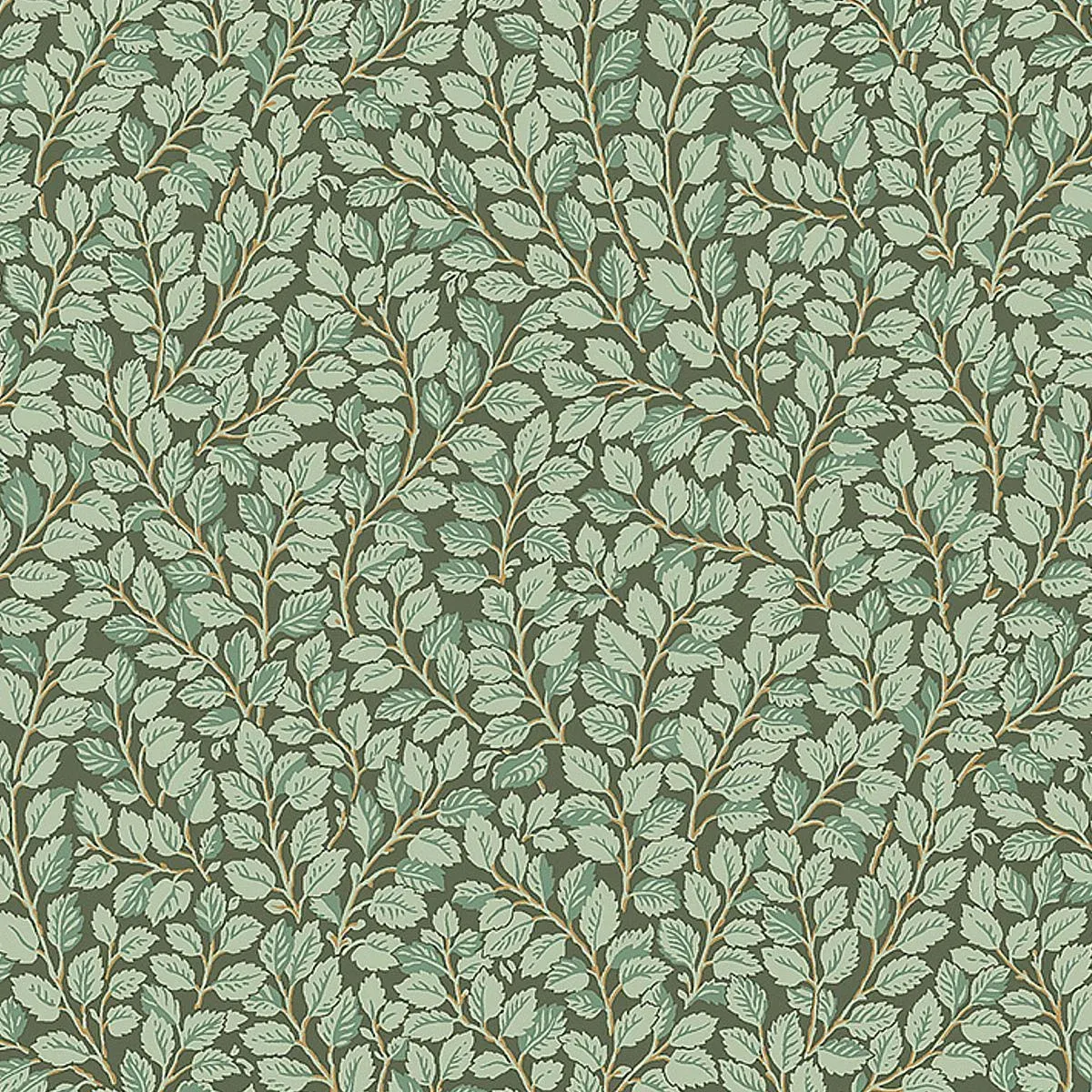 SAMPLE - Boråstapeter Hazel Wallpaper In Spruce | Chairish