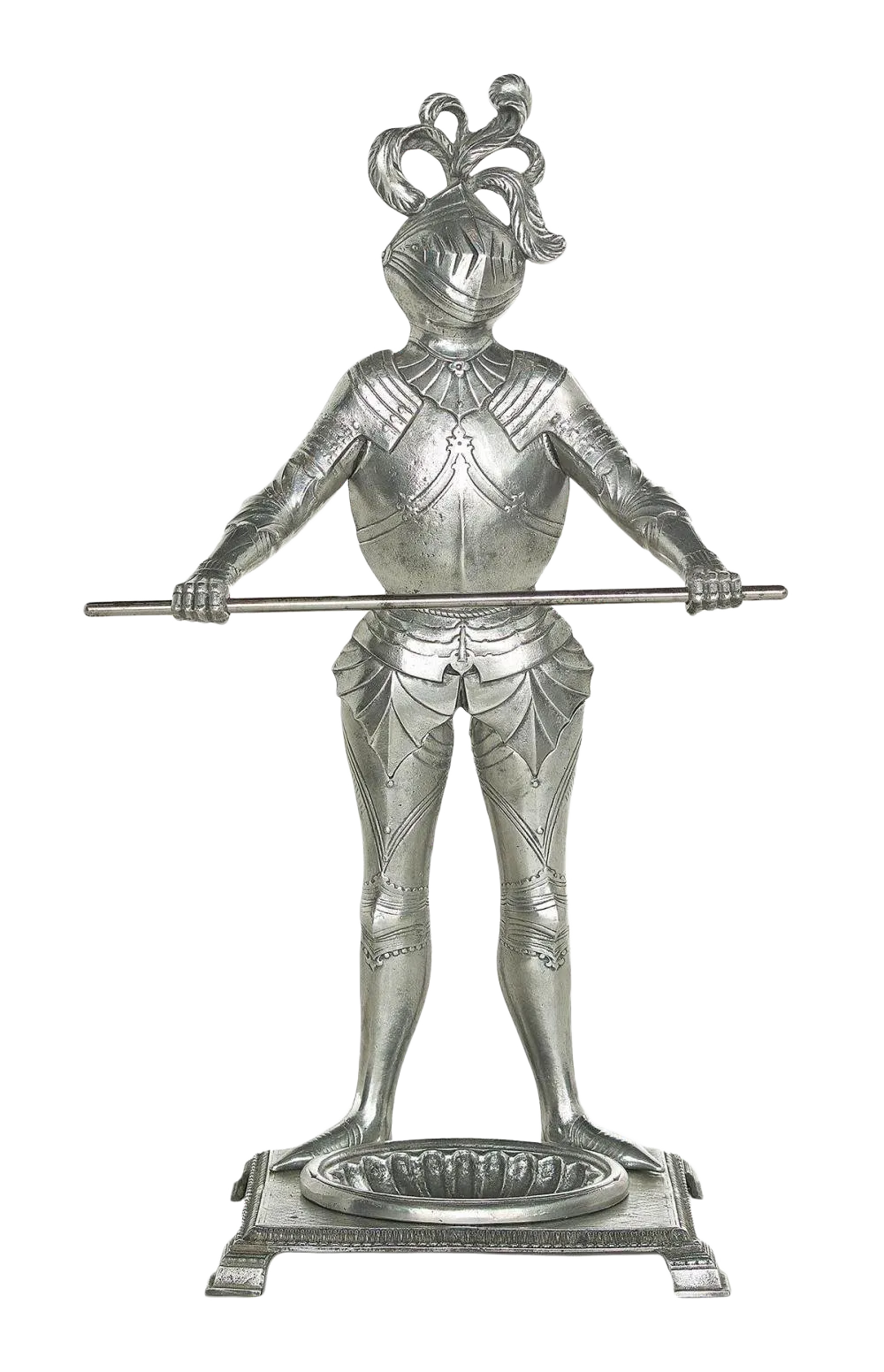 Late 20th Century Victorian Style Knight-Form Umbrella Stand | Chairish