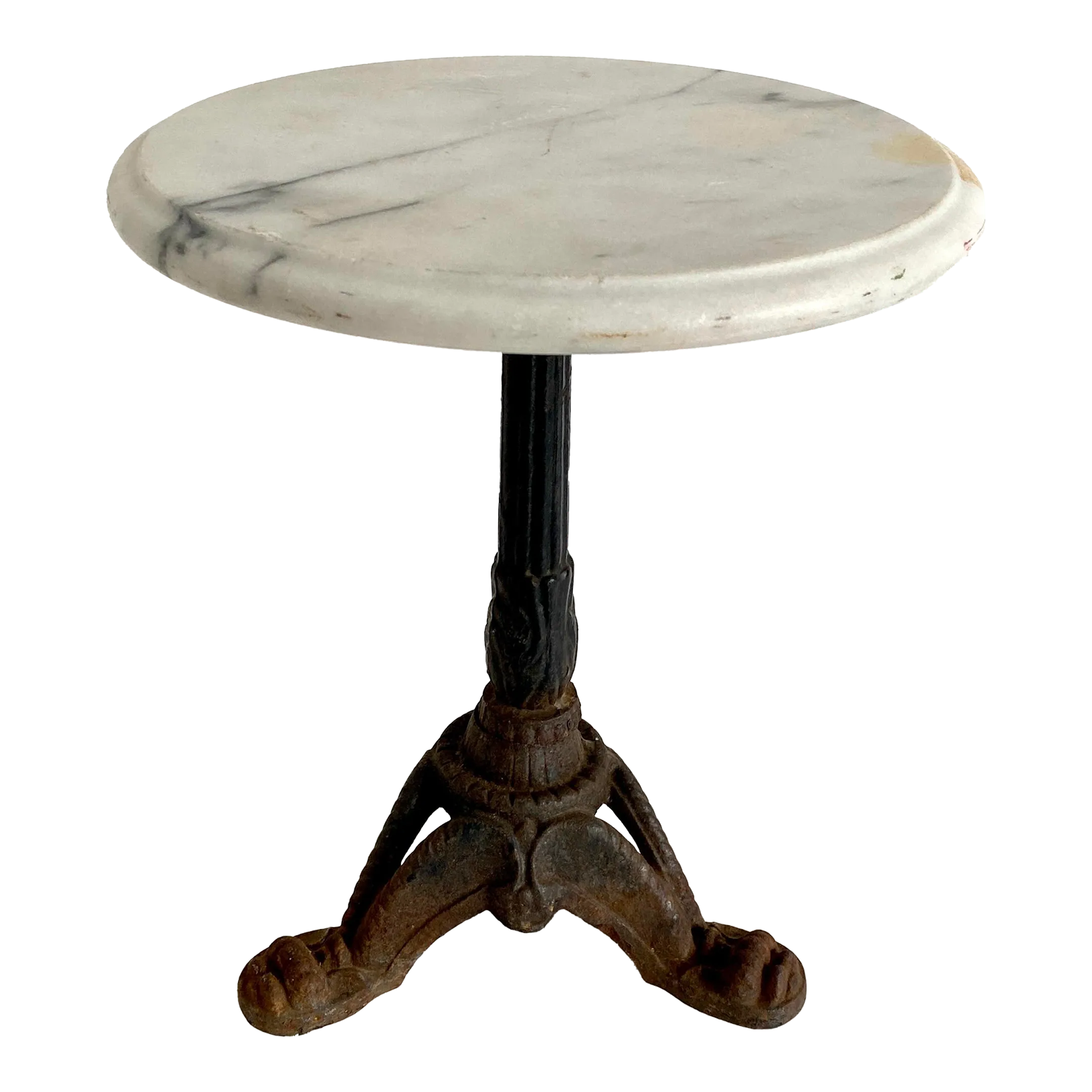 Miniature French Marble Bistro Display Table | Chairish