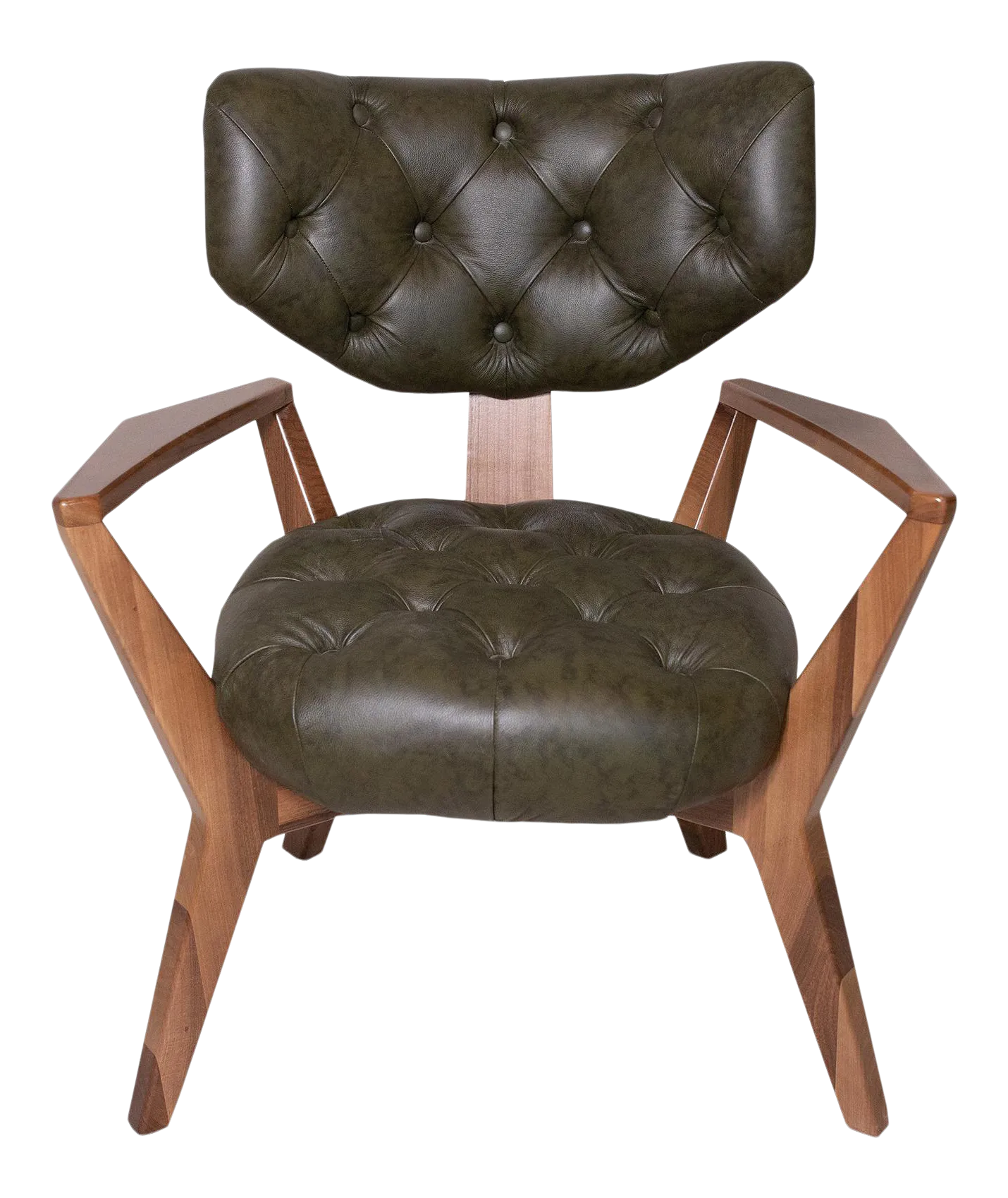 Dark Green Kendall Chair | Chairish