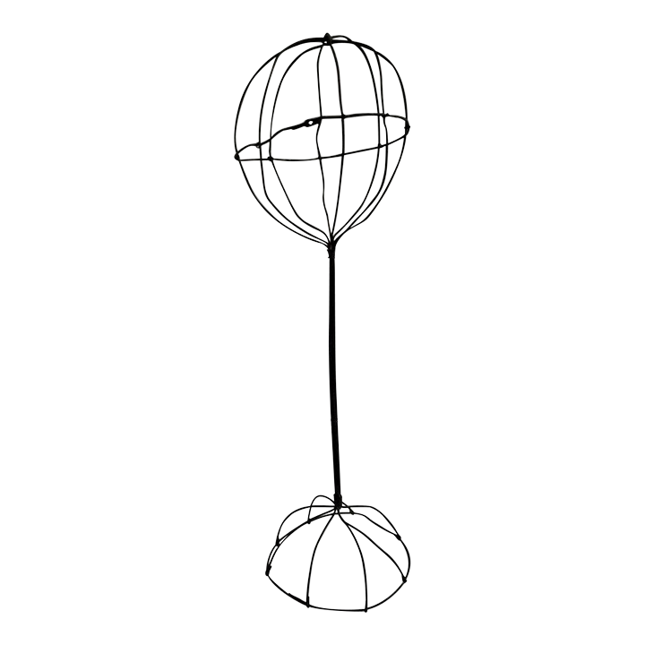 Vintage Wire Form Hat Rack Wig Holder Table Top Display Primitive ...