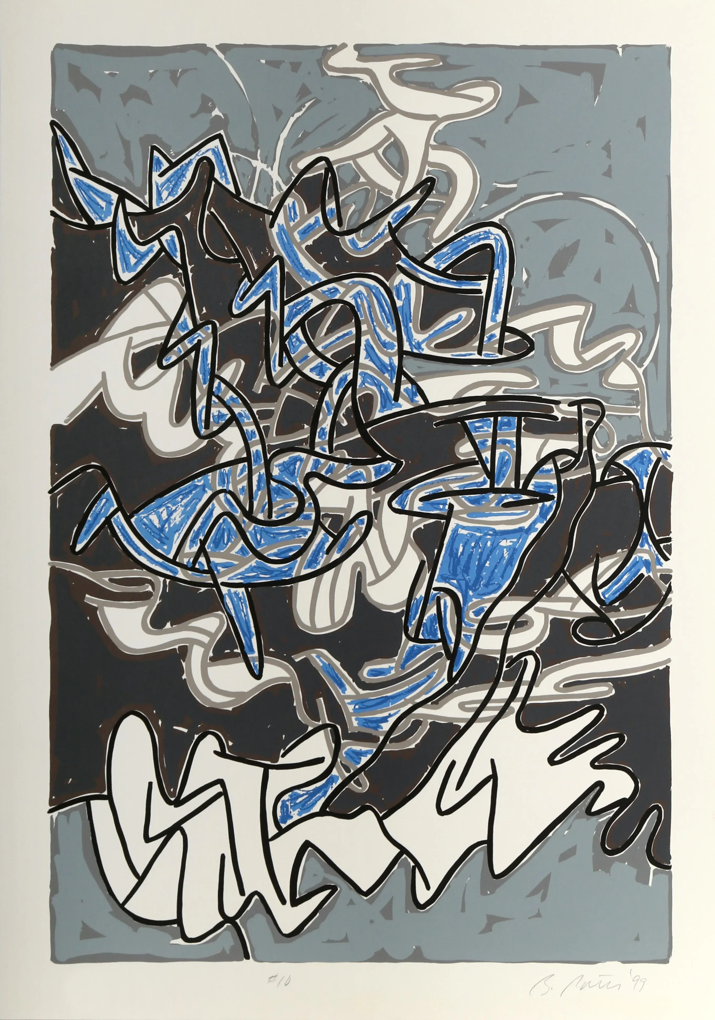 Bayard Series #10, Bruce Porter Serigraph, Signed and Numbered in ...