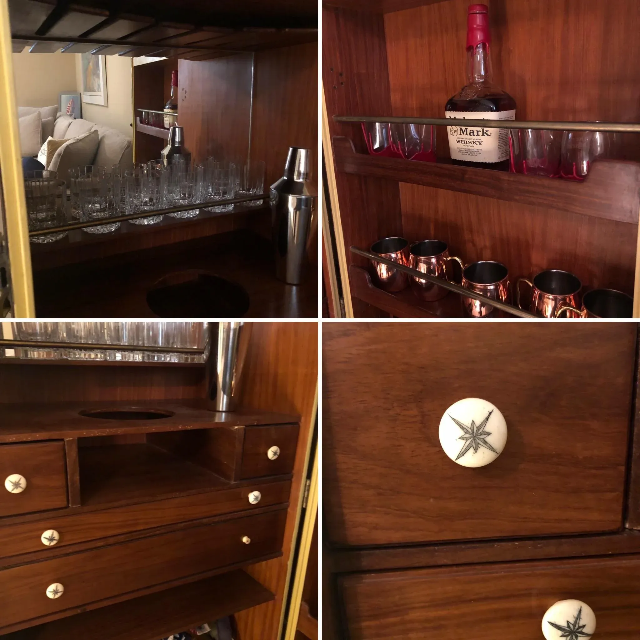 Vintage Steamer Trunk Bar Cabinet | Cabinets Matttroy