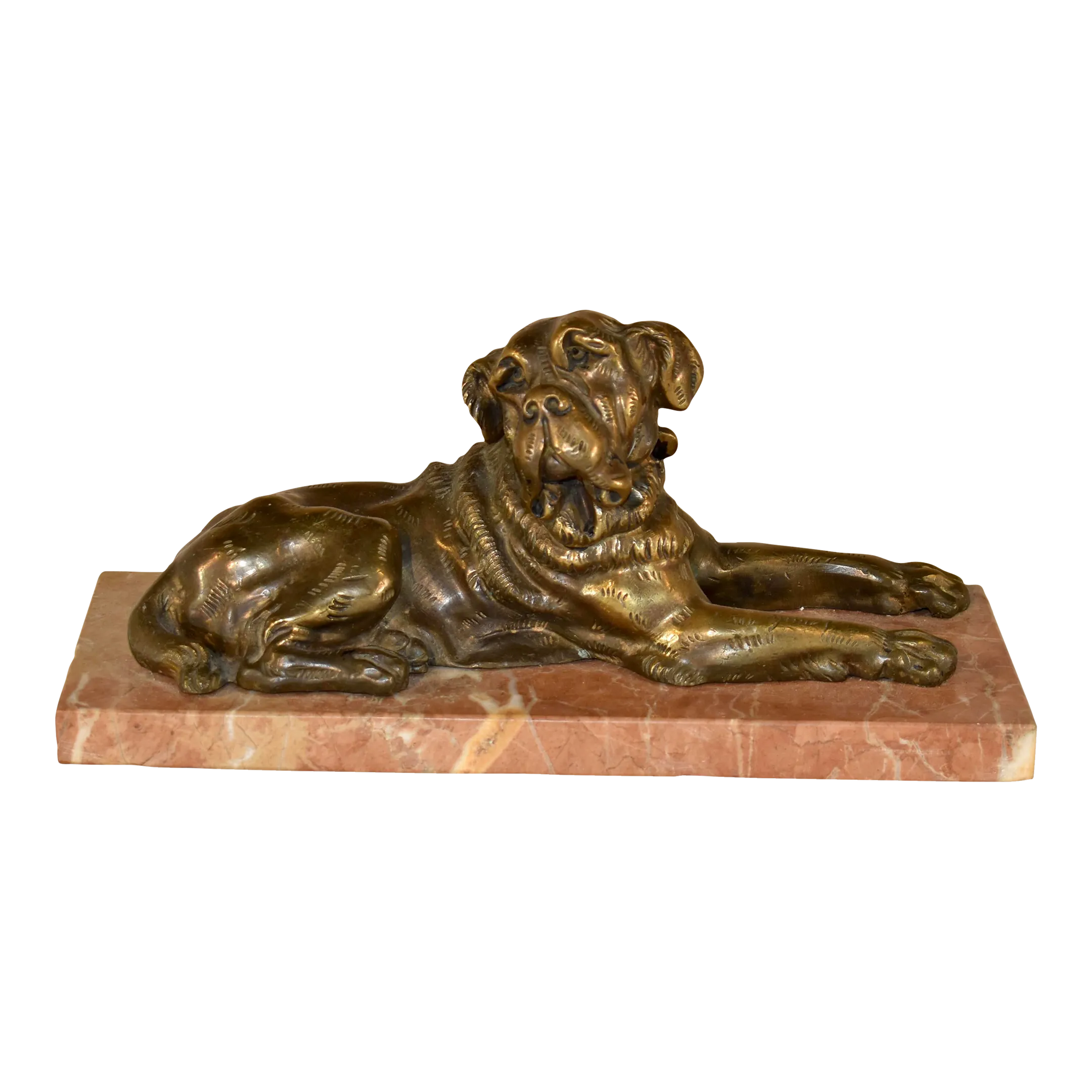 19th Century Continental Bronze of a Dog | Chairish