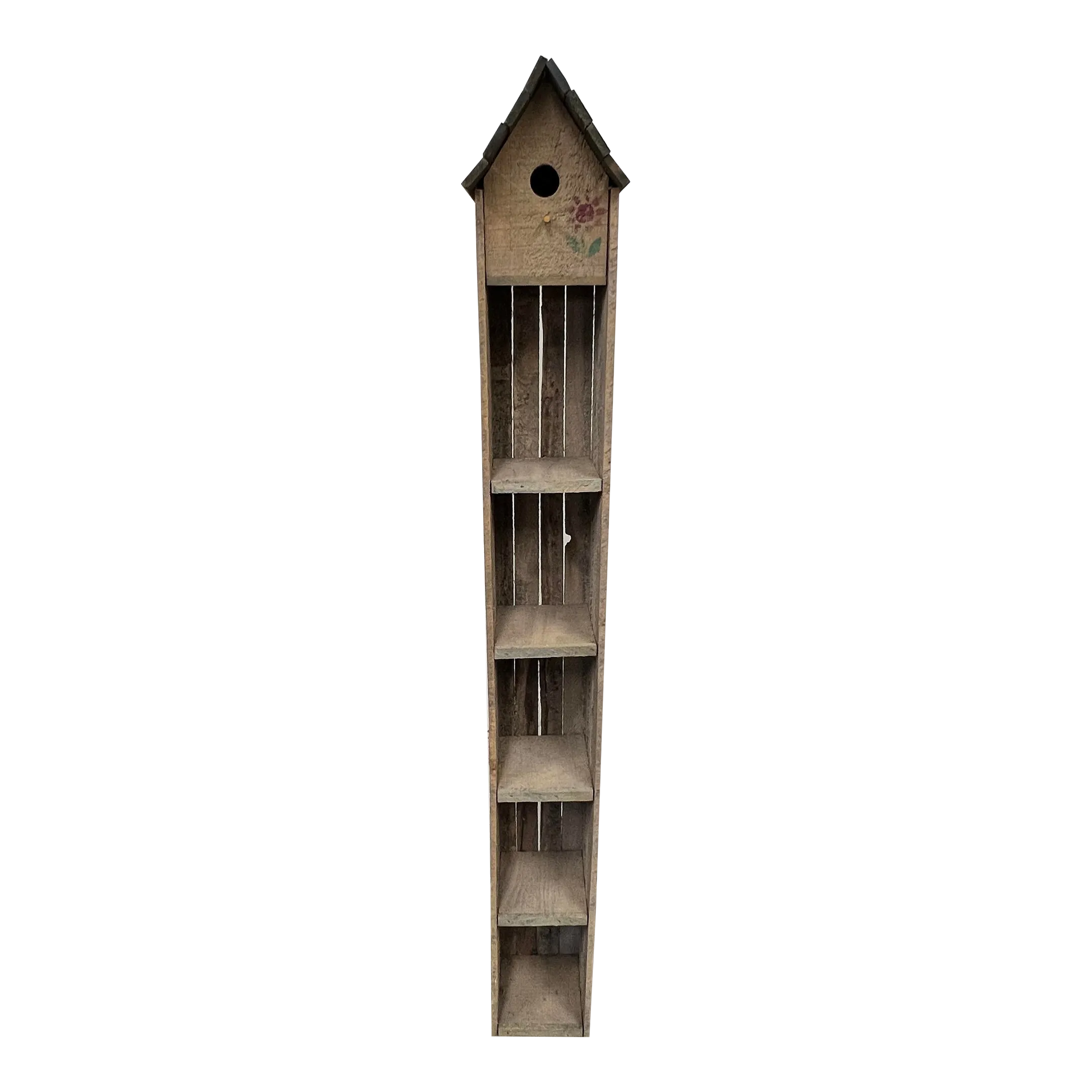 Handmade Farmhouse, French Country Style Standing Birdhouse With ...