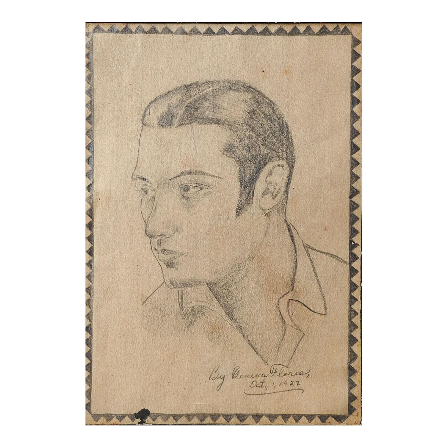 Rudolph Drawing In Pencil