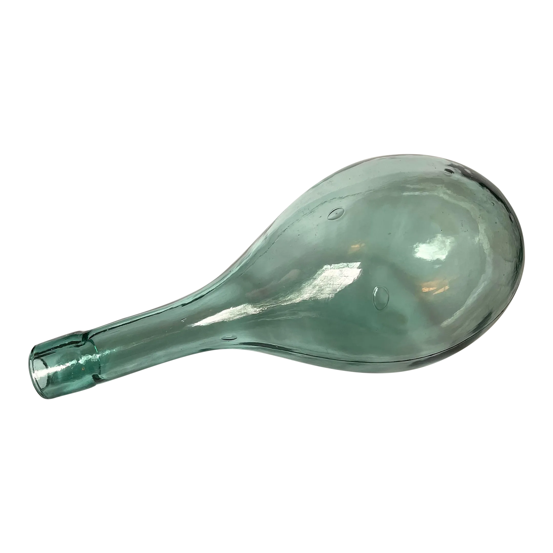 Early 20th Century Round Bottom Bottle | Chairish