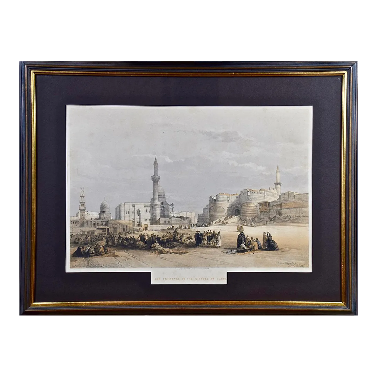 David Roberts "Entrance to the Citadel Cairo": David Roberts ' 19th C ...