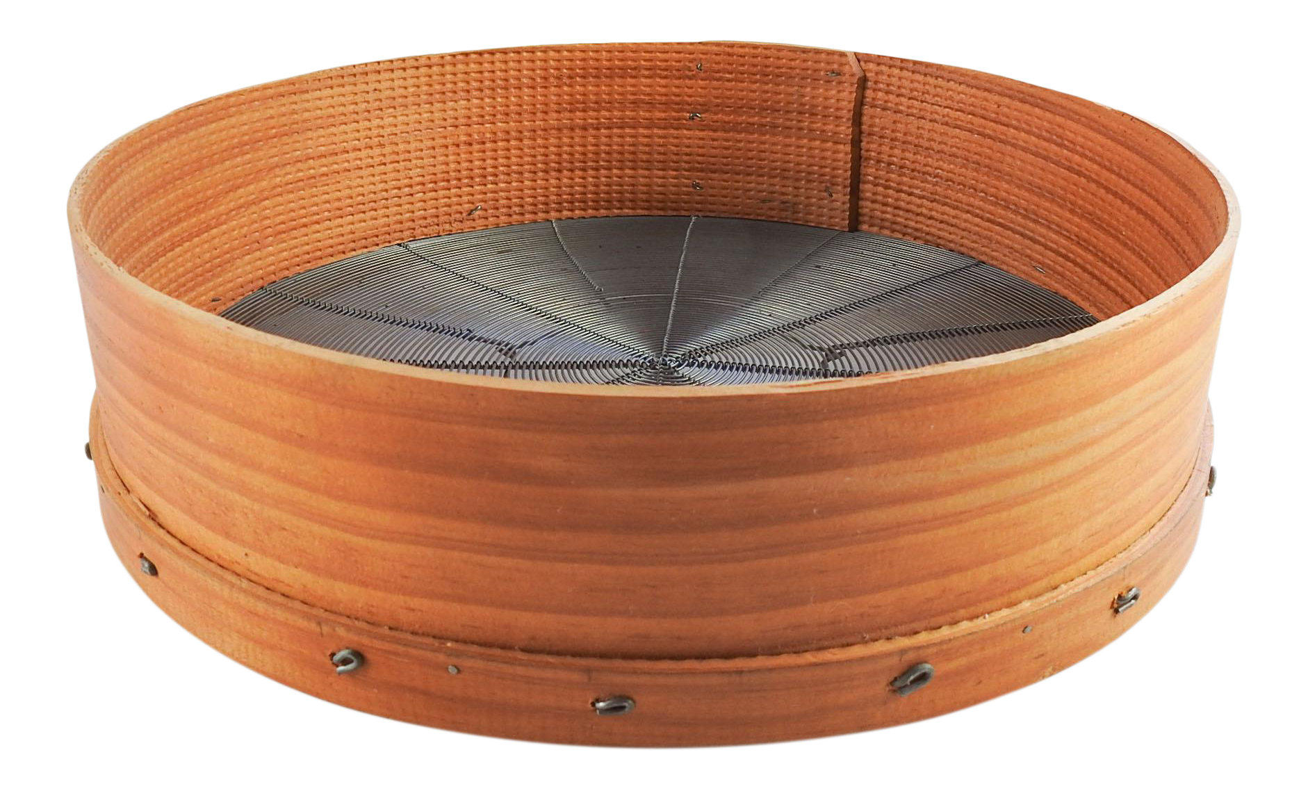 Wire & Wood Sifter Sieve Spider Wed Design | Chairish