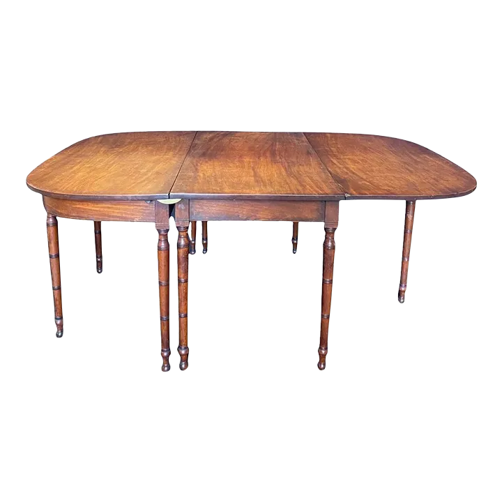 Early American Primitive Maple Harvest Expandable Dining Table | Chairish
