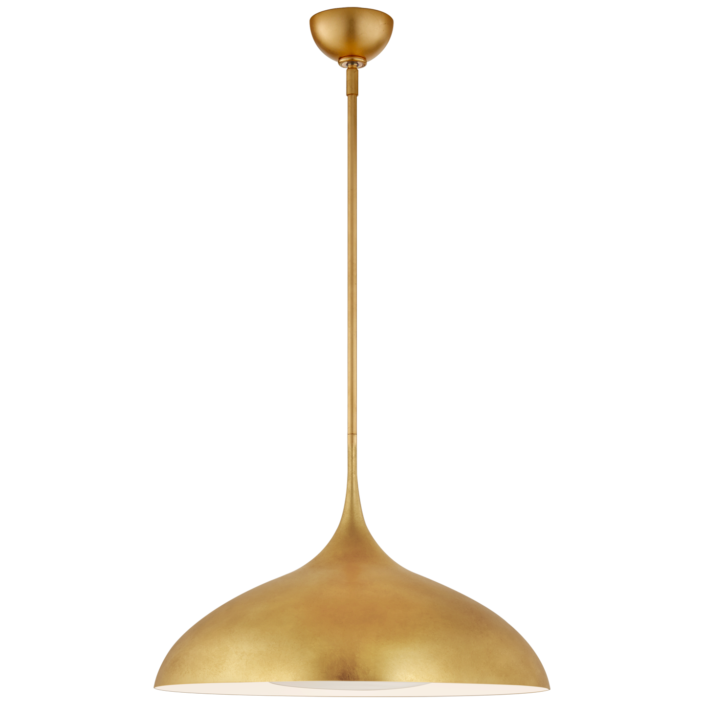 AERIN for Visual Comfort Signature Agnes 21" Pendant in Gild with Soft ...
