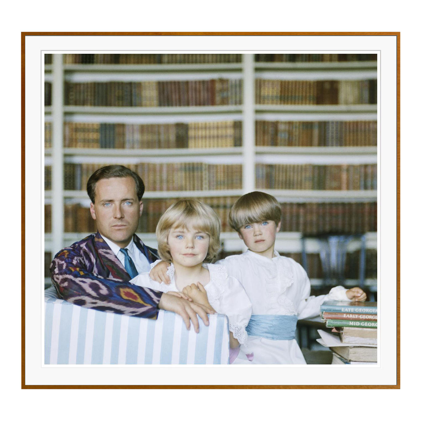 Guinness Family 1963 by Slim Aarons Framed C-Print | Chairish