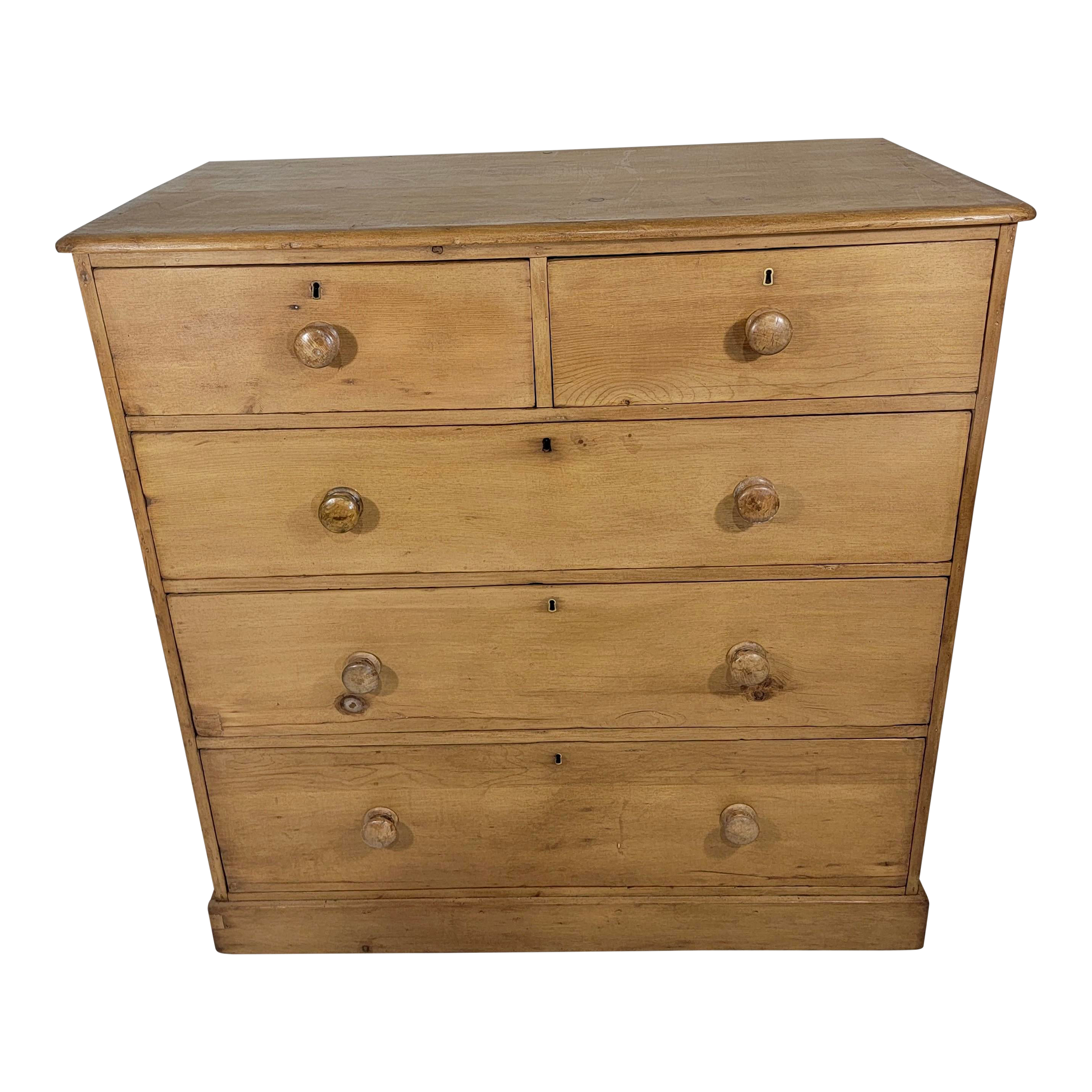 Victorian pine chest of drawers store