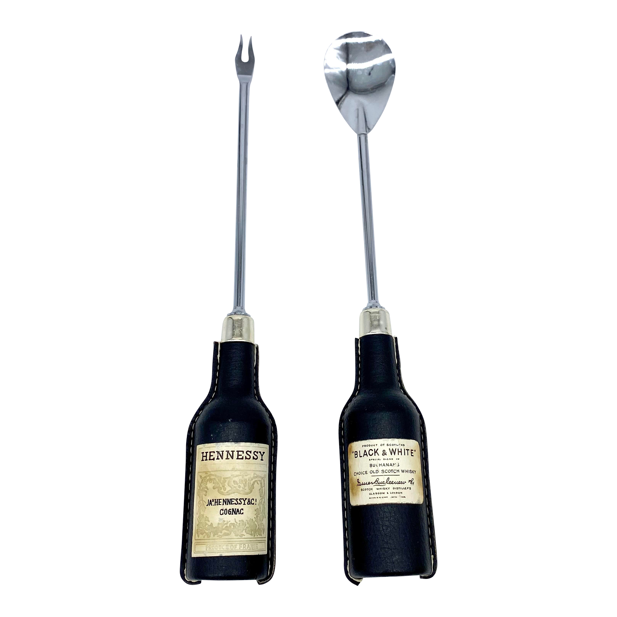Vintage Bar Tools W/ Miniature Liquor Bottle Handles - Hennessy/Black ...