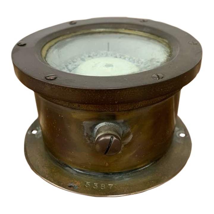 1900s Salvaged Sestrel Brass Compass | Chairish