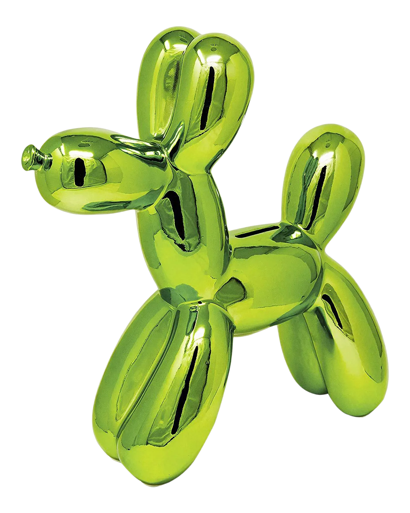 Interior Illusions Plus Green Ceramic Dog Piggy Bank - 12" tall | Chairish