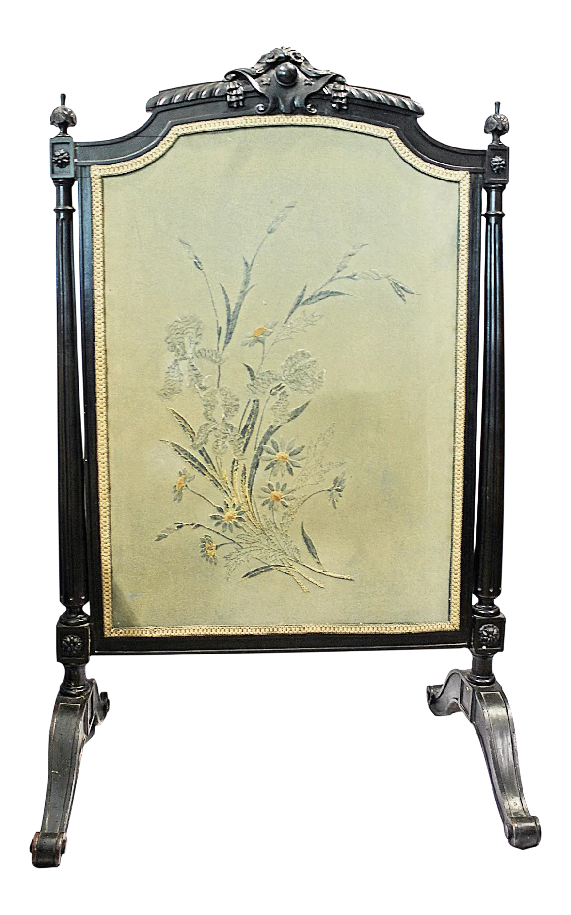 French Napolean III Fireplace Screen | Chairish