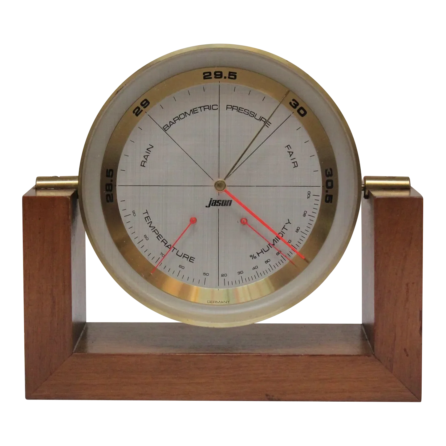 Vintage German Tabletop/Desktop Weather Station Barometer by Jason ...