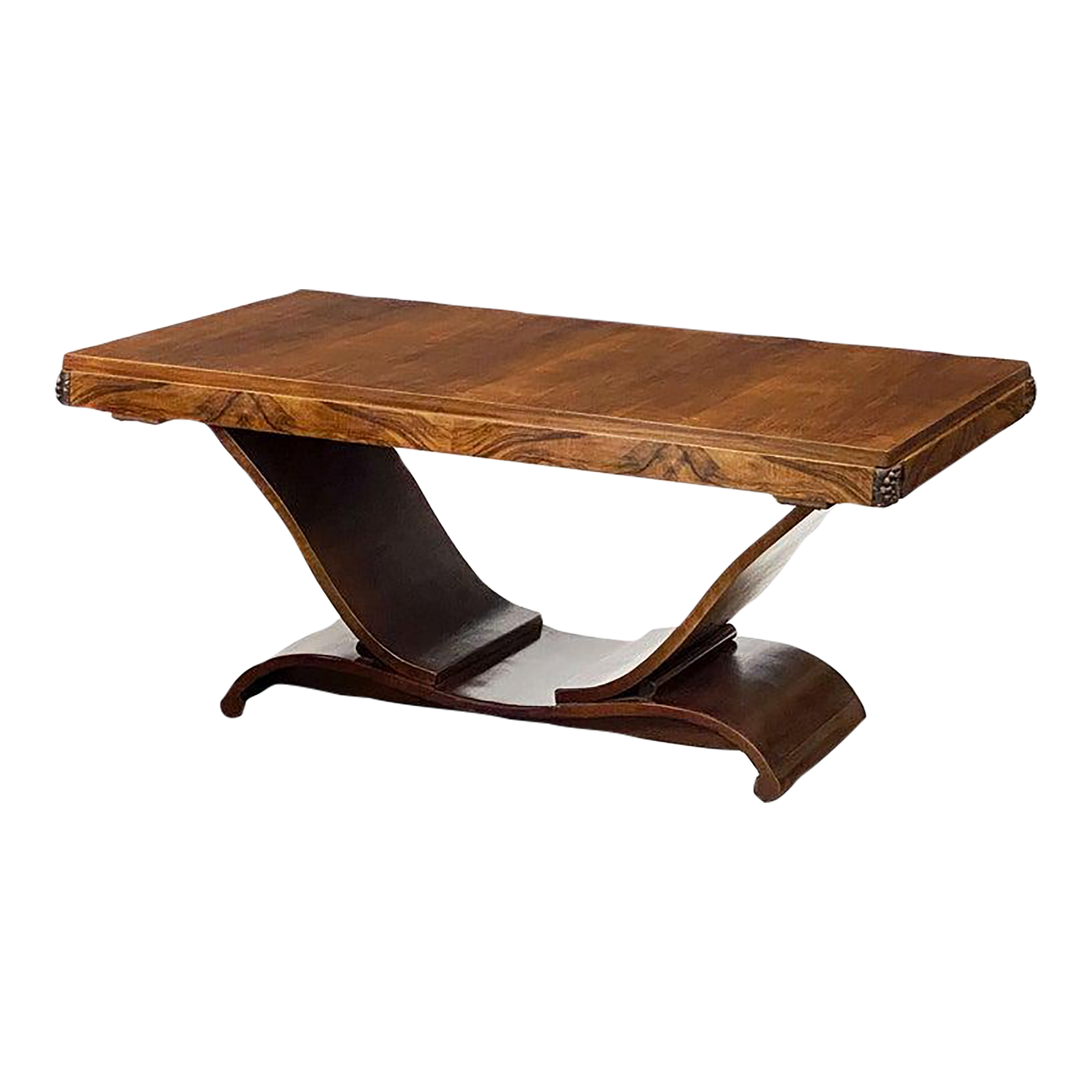 Early 20th Century French Art Deco U-Shaped Dining Table With Extending ...
