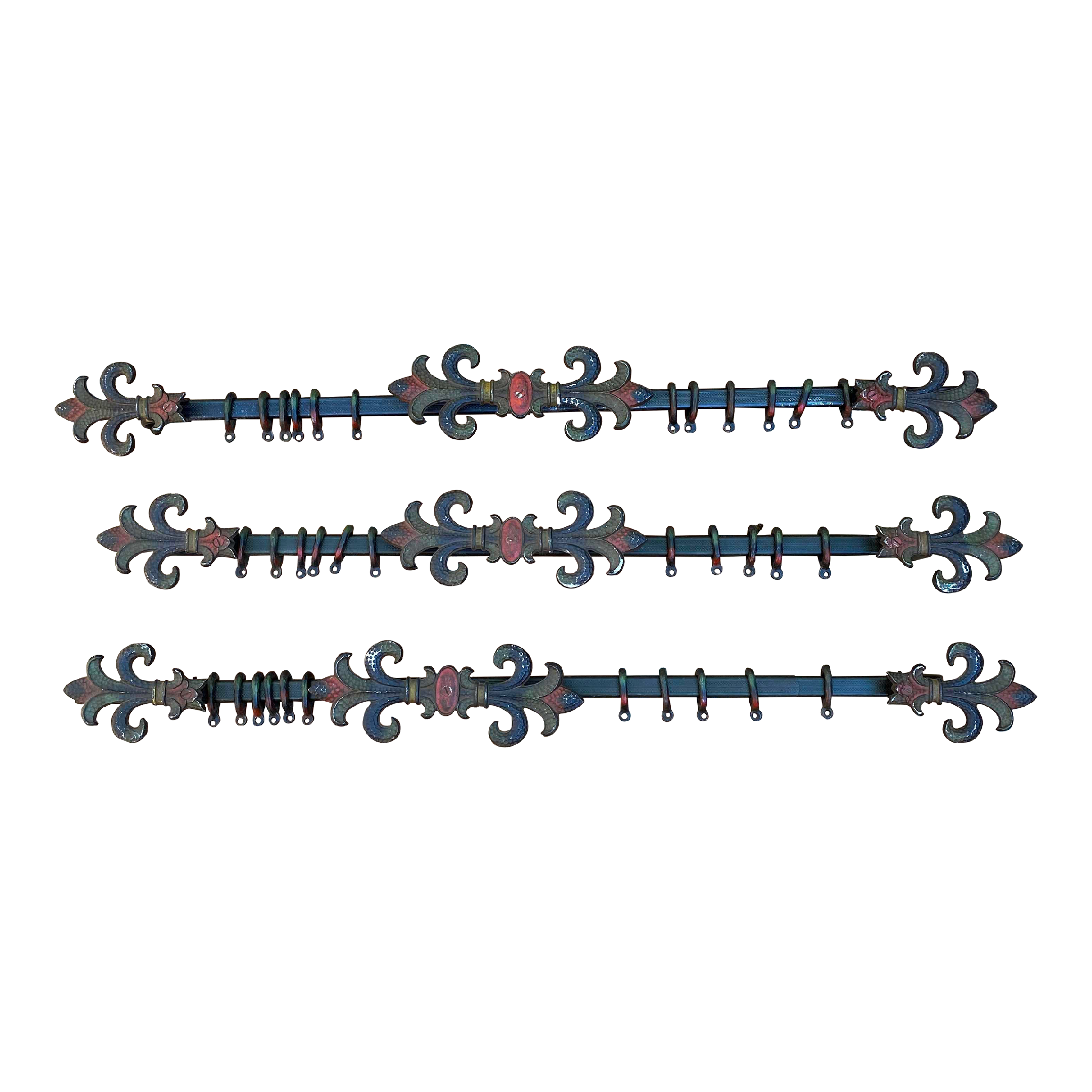 1920s Kirsch Metal Curtain Rods Adjustable - Set of 3 | Chairish