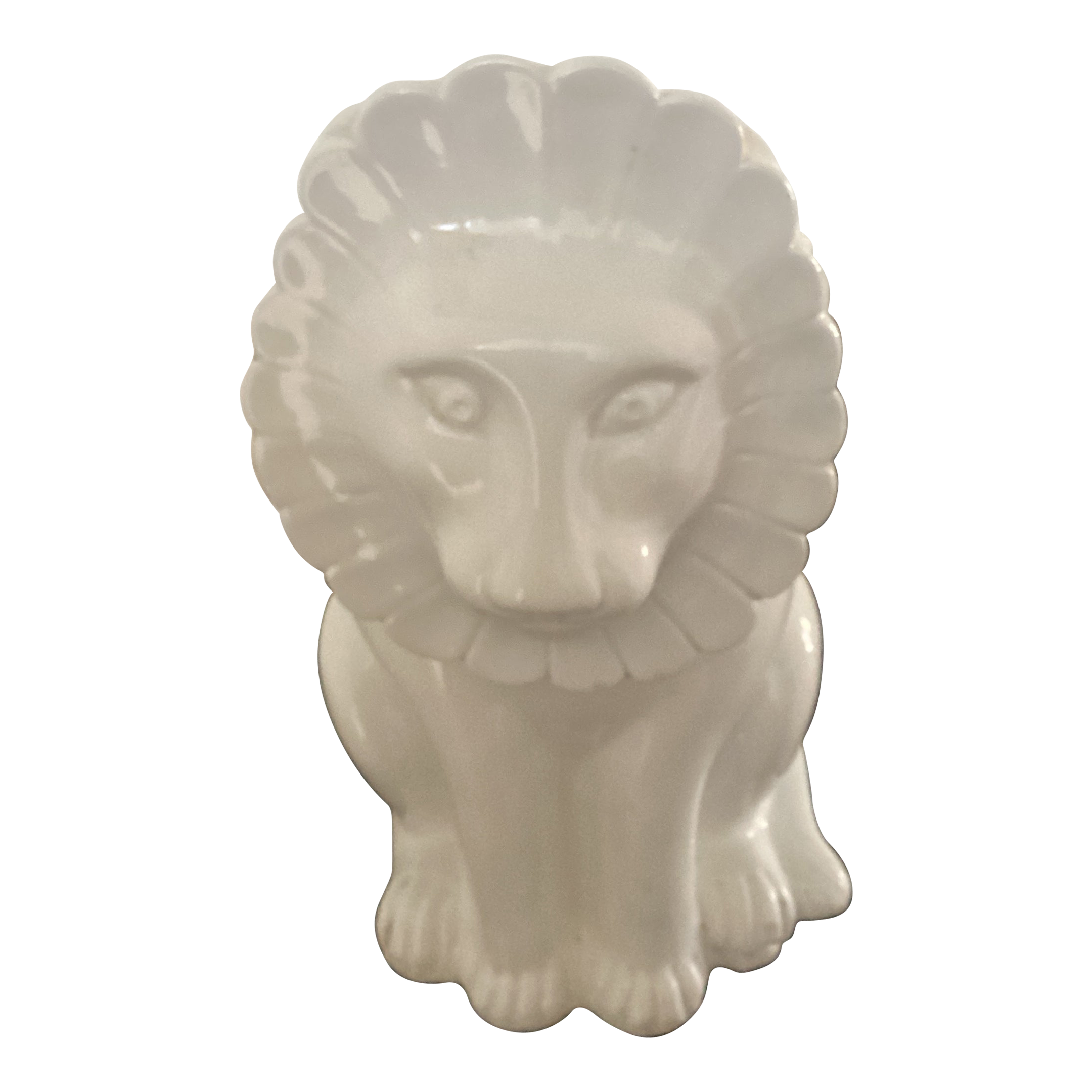 Vintage Italian Ceramic Lion | Chairish