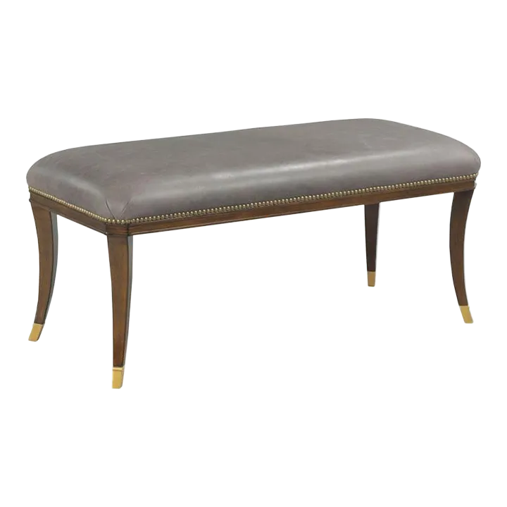 Woodbridge Furniture Victoria Bench | Chairish