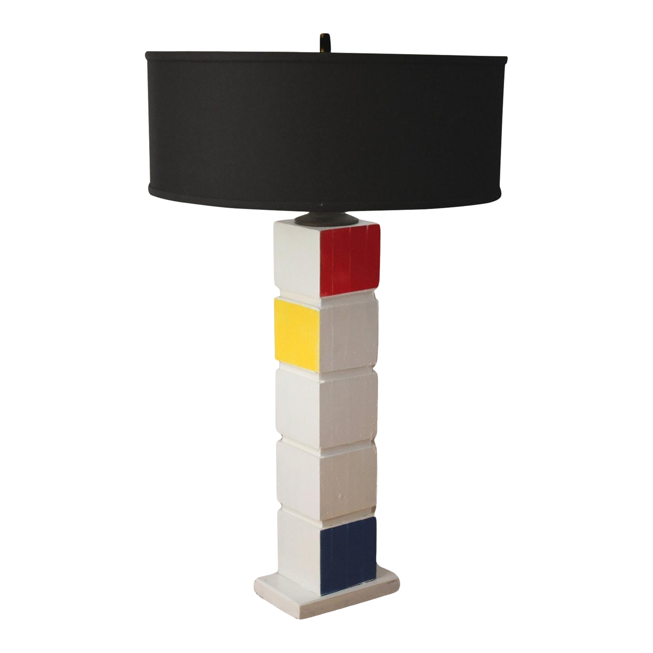 De Stijl 1940 After Piet Mondrian Wood Lamp Composition With Red Yellow ...