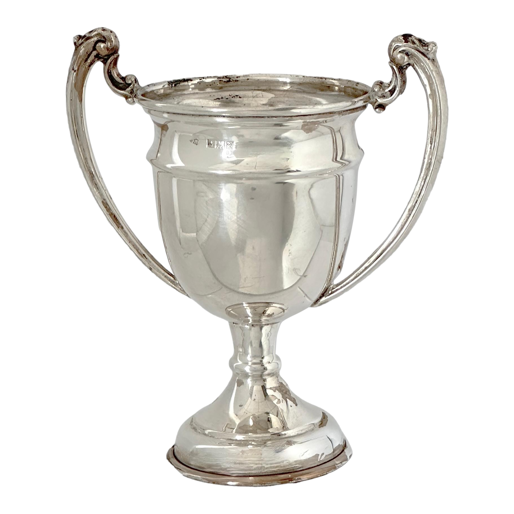 English Sterling Silver Blank Trophy, Ready to Personalize | Chairish