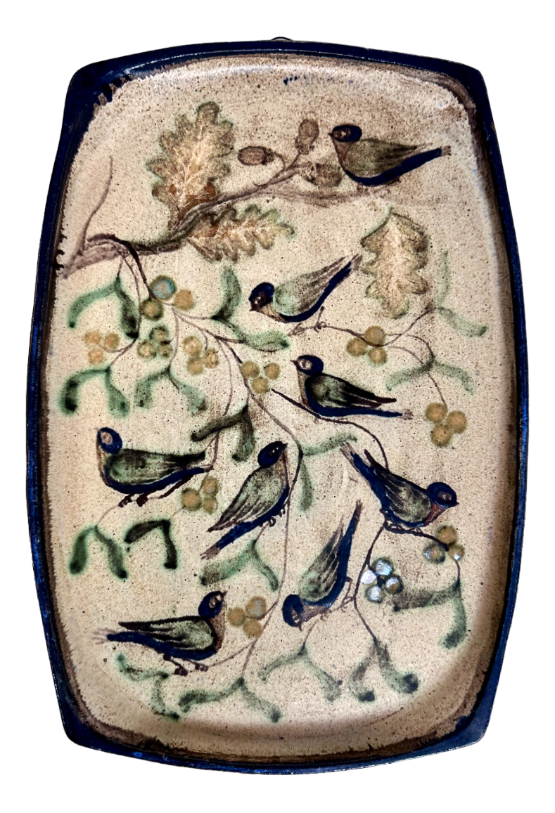 Danish Modern Ceramic Wall Panel, 1950s | Chairish