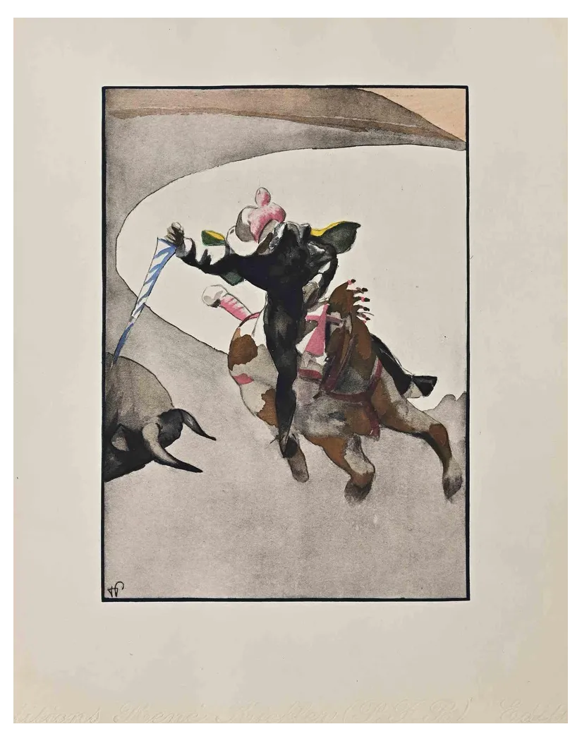 Hermann Paul, The Great Picador, Early 20th Century, Drawing | Chairish