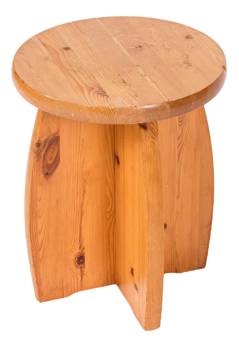 Pine Stool, Sweden, 1970s | Chairish