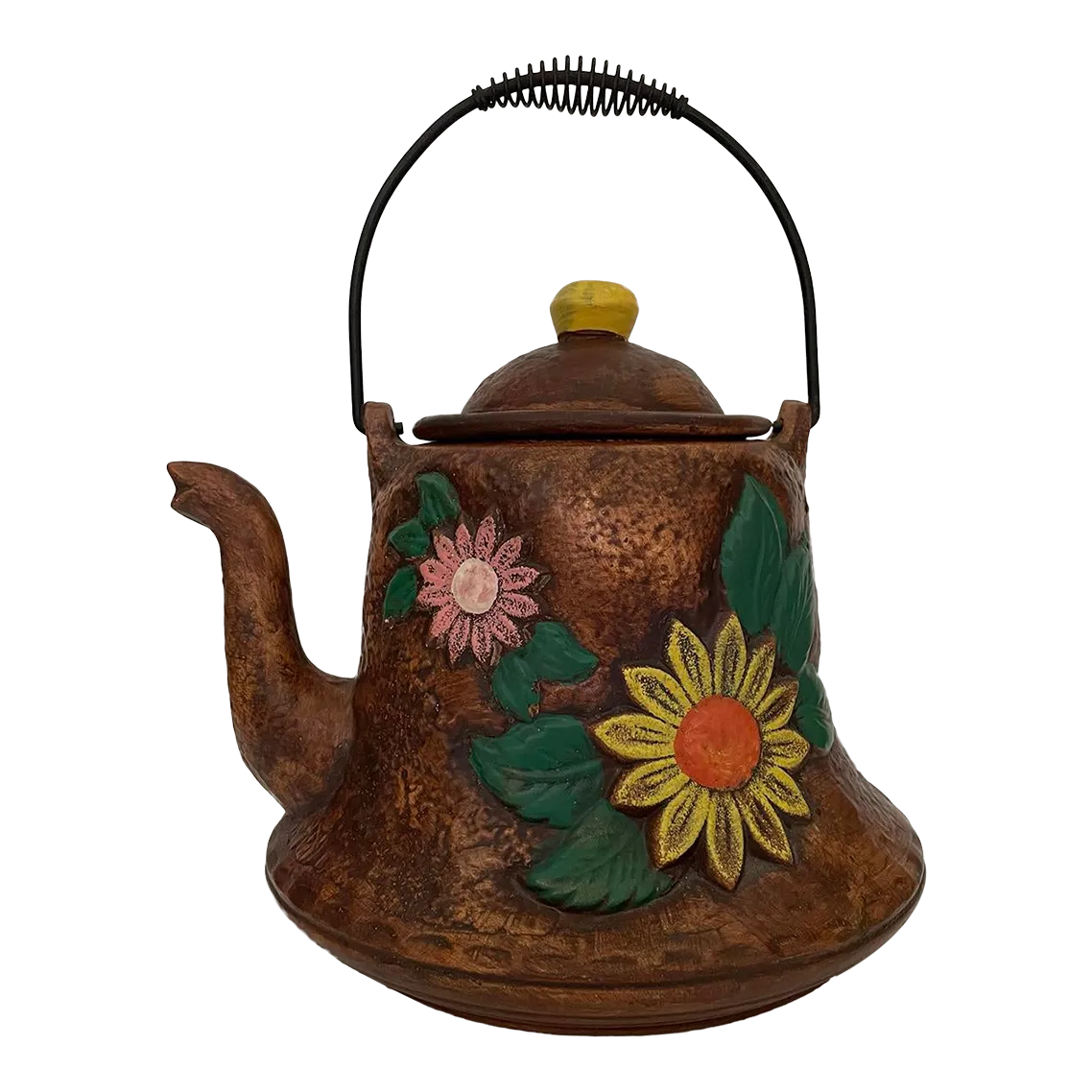 1950's Tea Pot Shaped Cookie Jar | Chairish