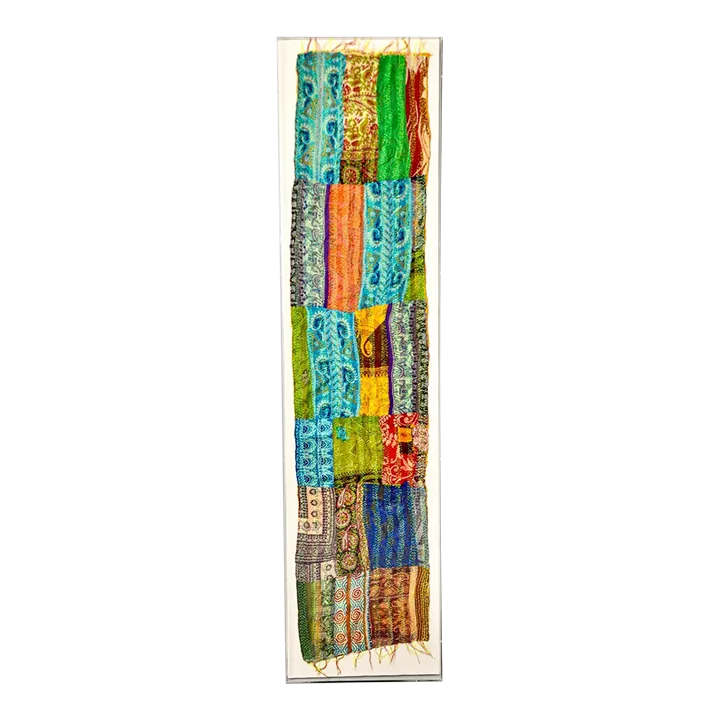 large-vintage-indian-textile-with-custom-frame-chairish