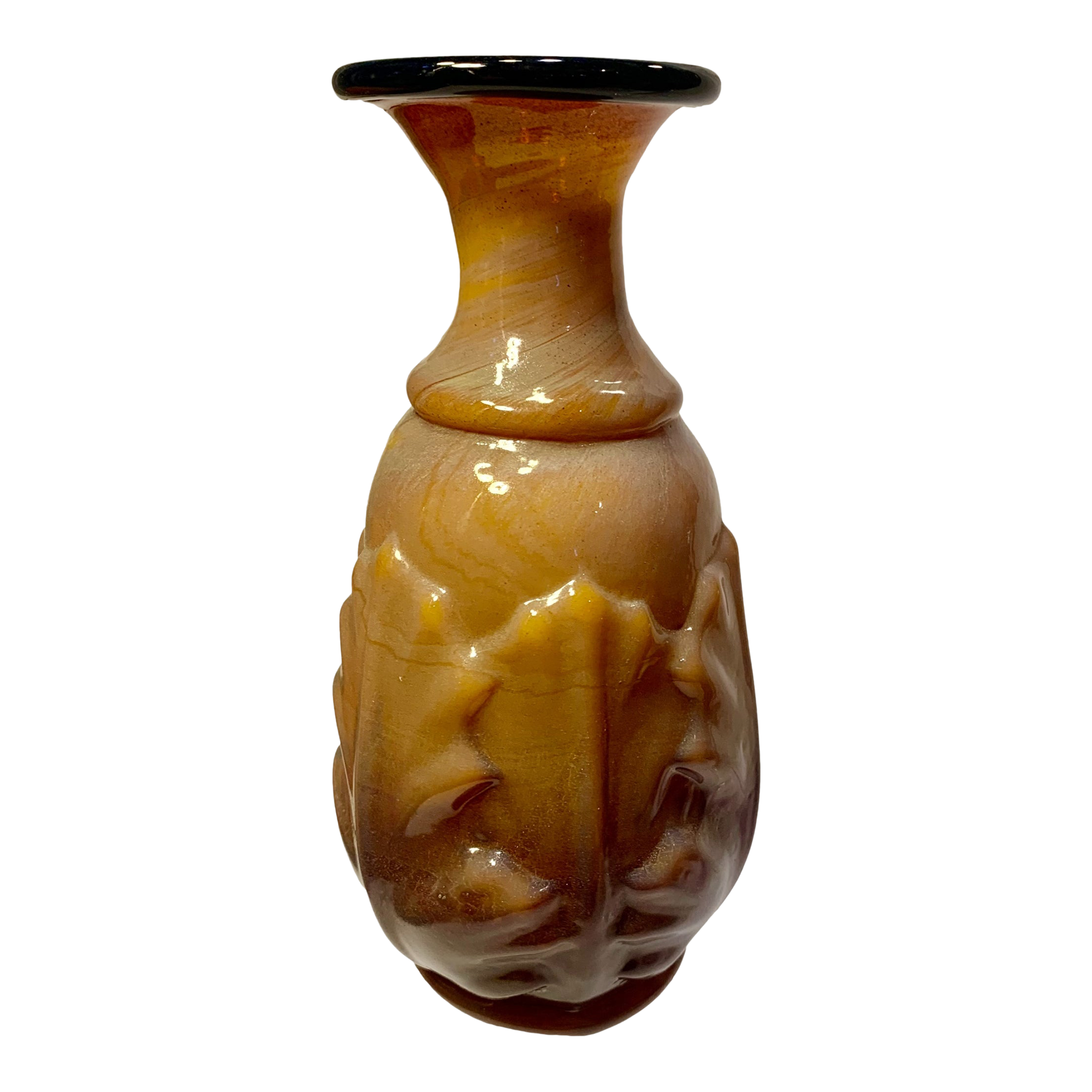 Galliano Ferro Blown Glass Murano Art Glass in Style of Ancient Roman ...