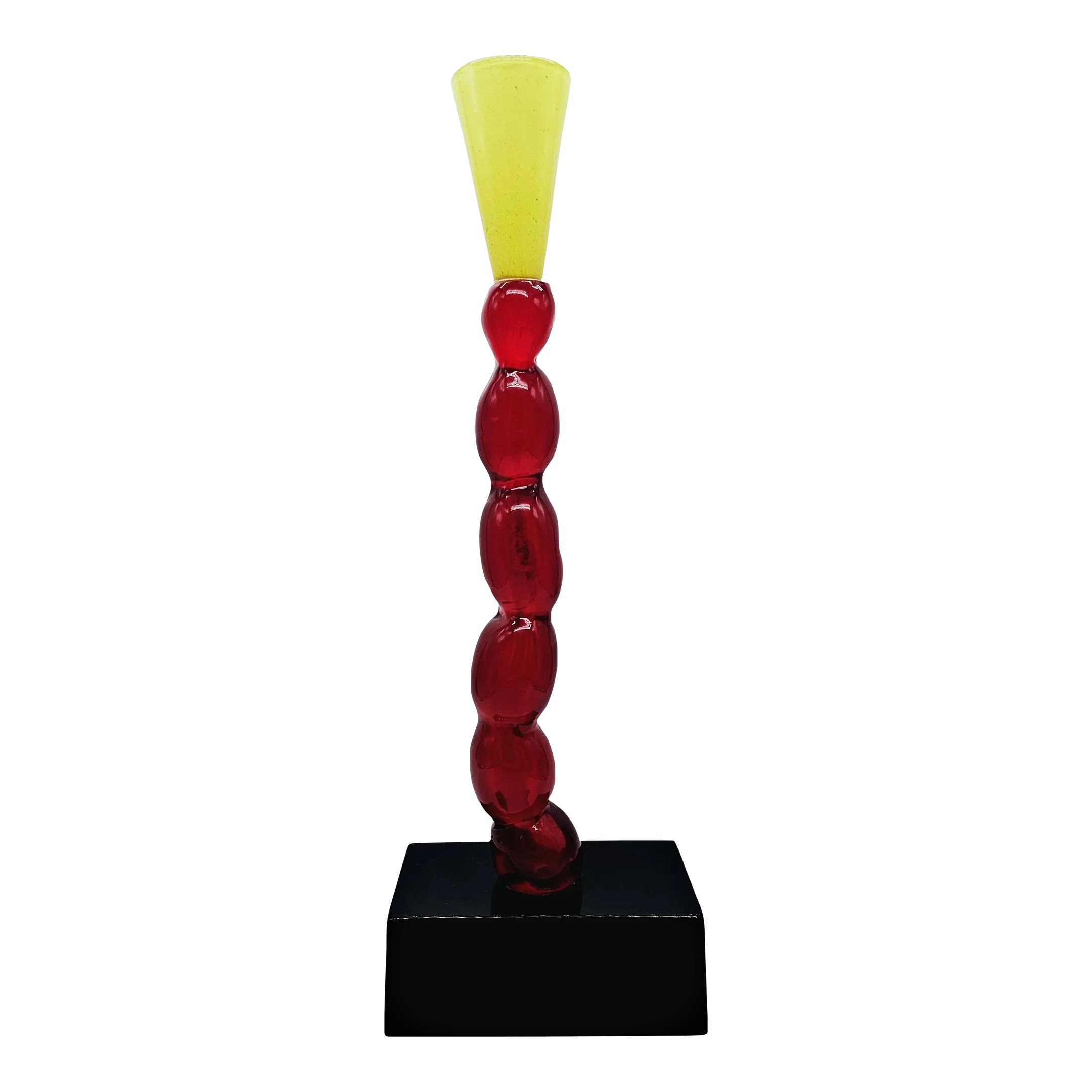 1980s Peter Shire for Vistosi Limited Edition Murano Glass Sculpture ...