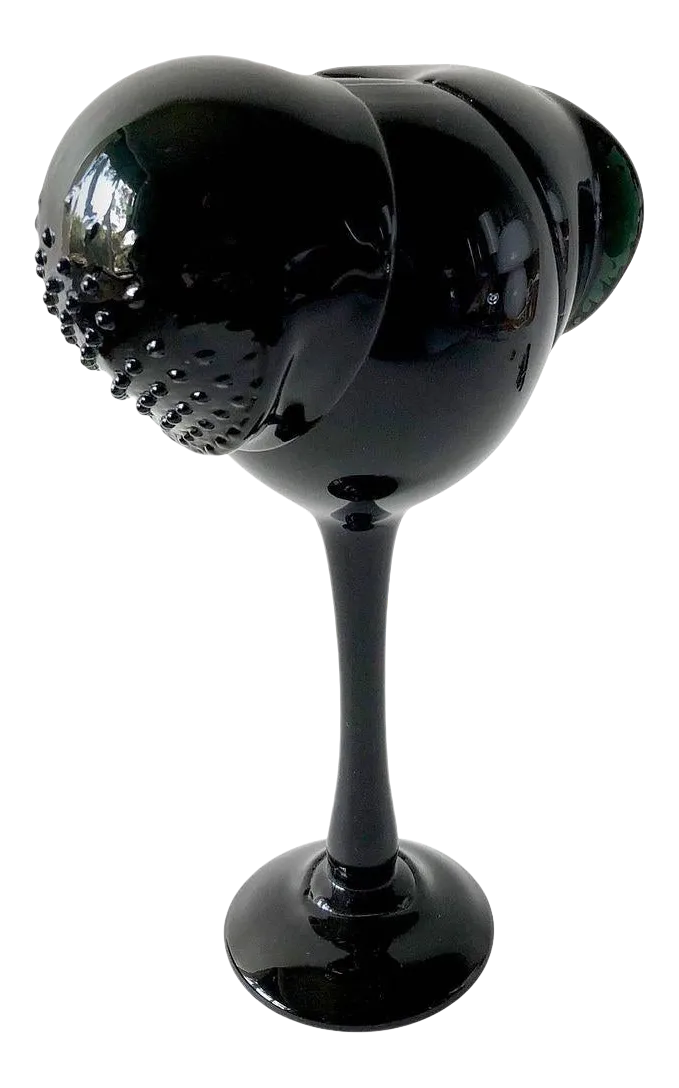 1970s Organic Handblown Studio Glass Object Sculpture | Chairish
