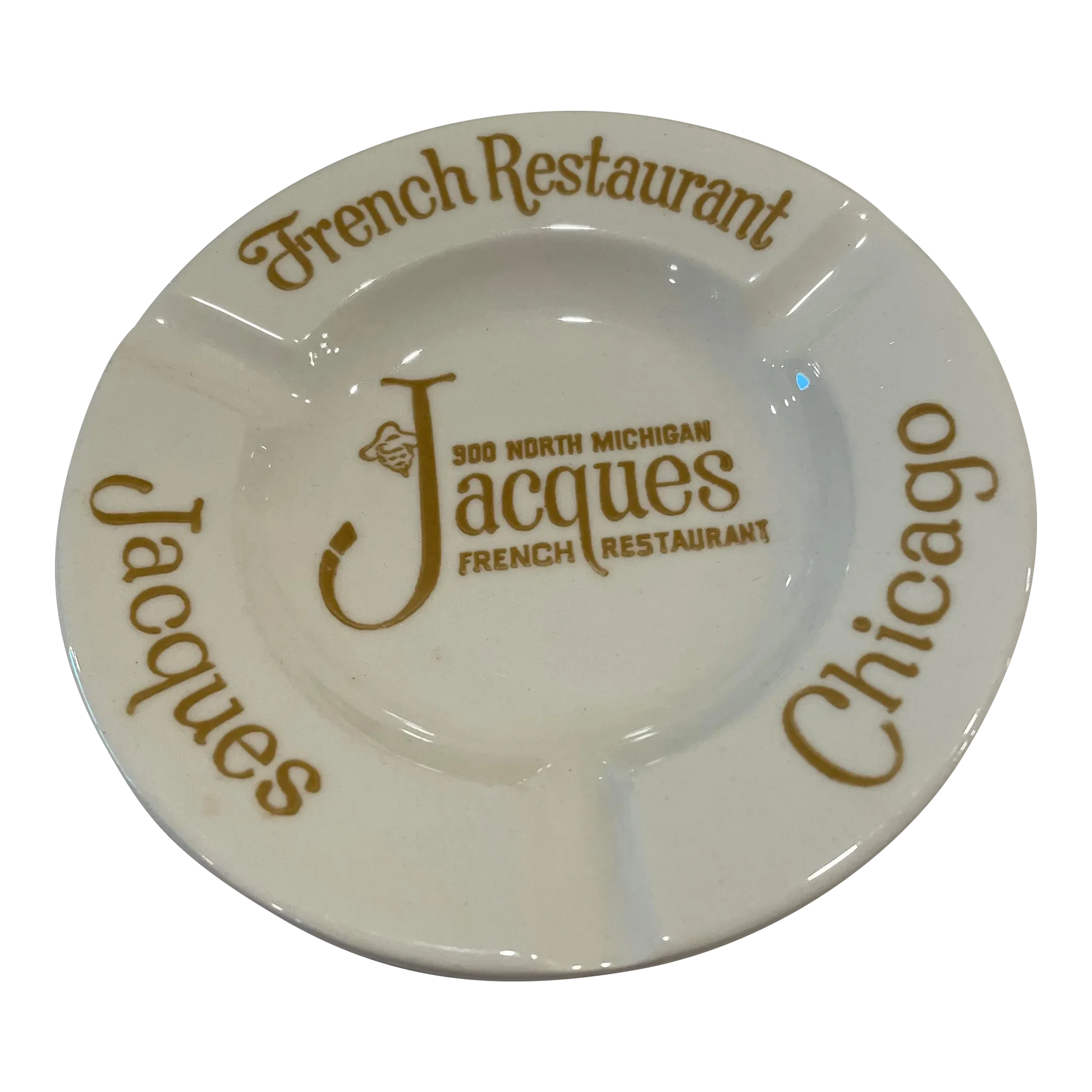Vintage Ashtray From Jacques Restaurant in Chicago Made by Royal China ...