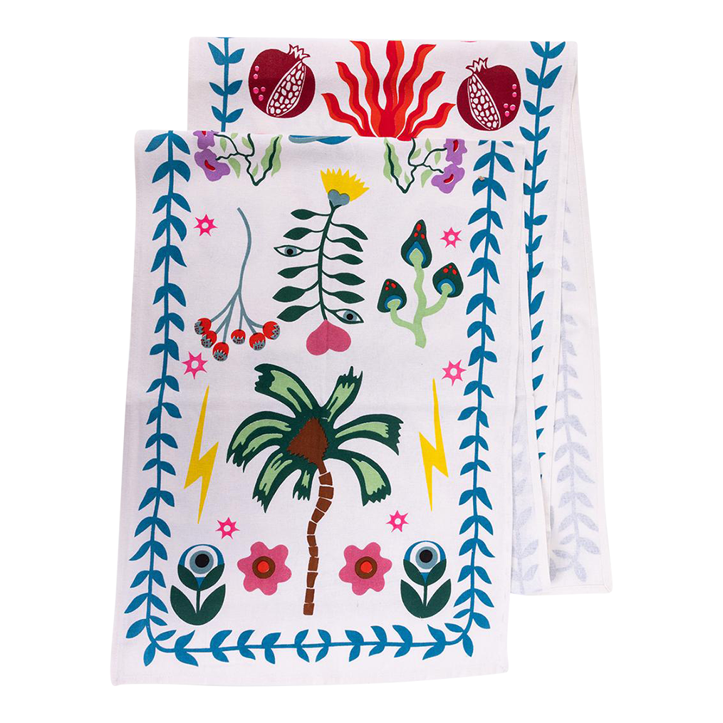 Furbish Nammos Table Runner, 16" x 90" | Chairish