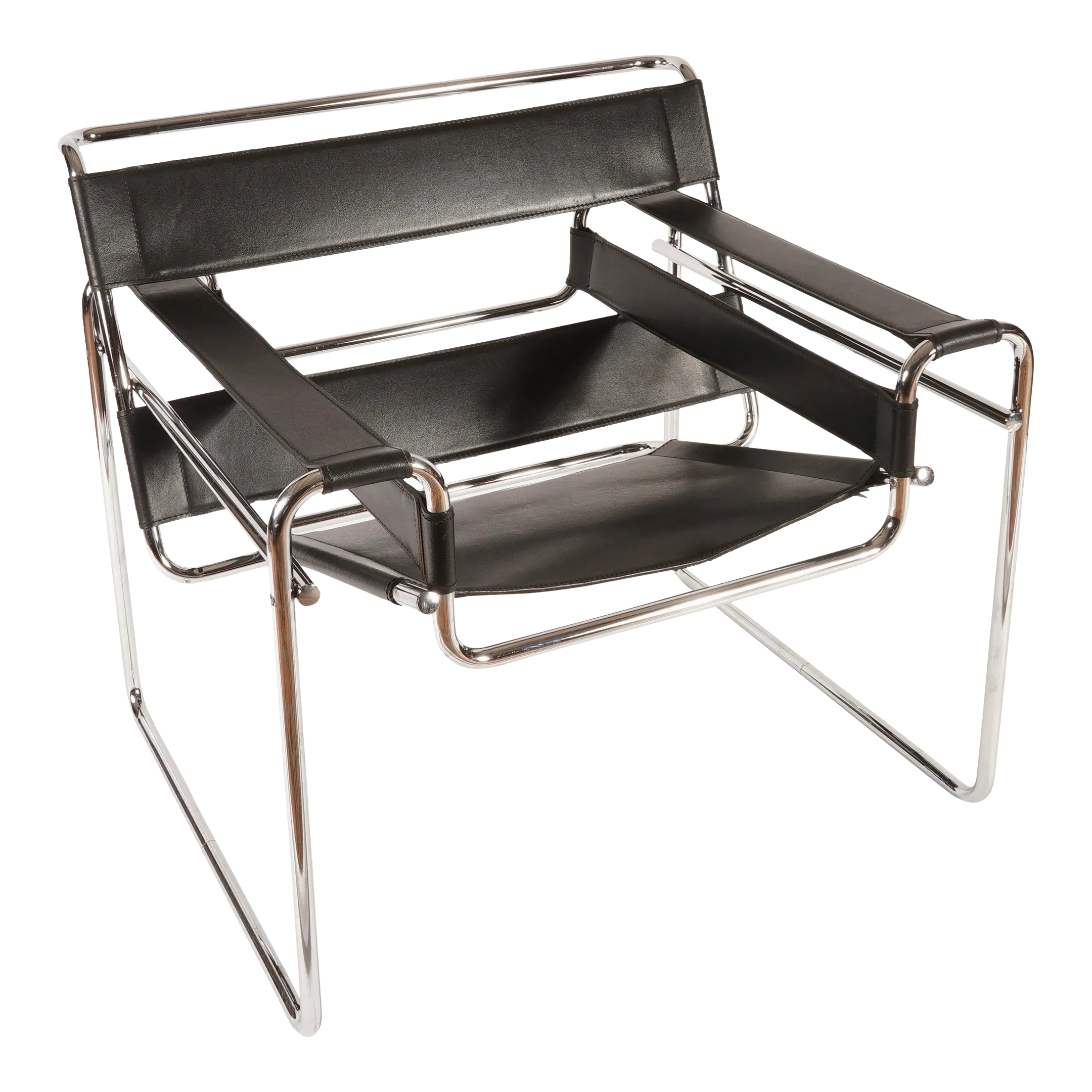 Mid 20th Century Wassily Style Chair Italy | Chairish